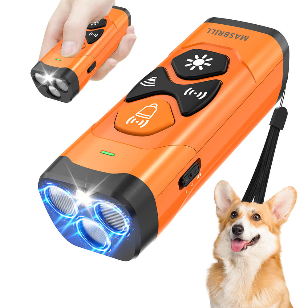 MASBRILL Ultrasonic Dog Trainer – Stop Barking & Bad Behavior